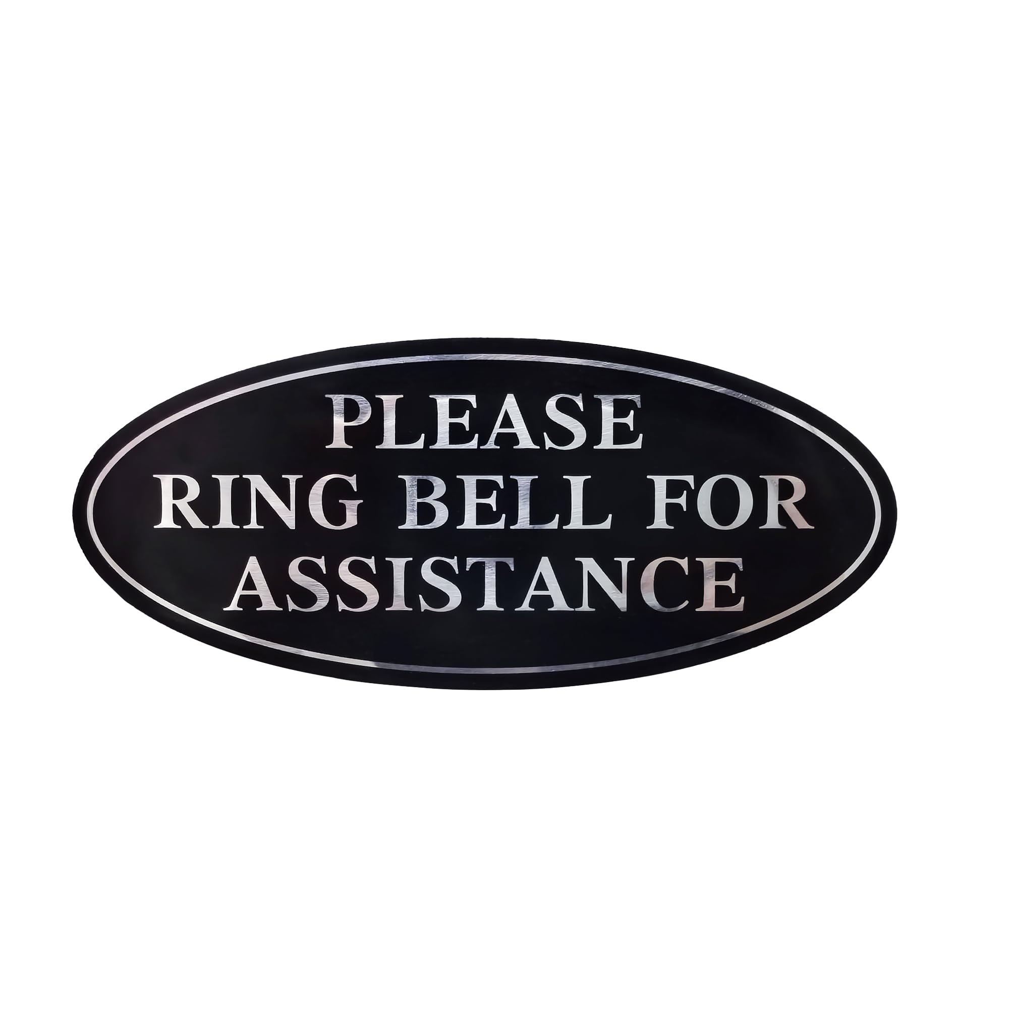Amazon.com: 1PC Silver Please Ring Bell for Assistance Sign, 7x3 Inches ...