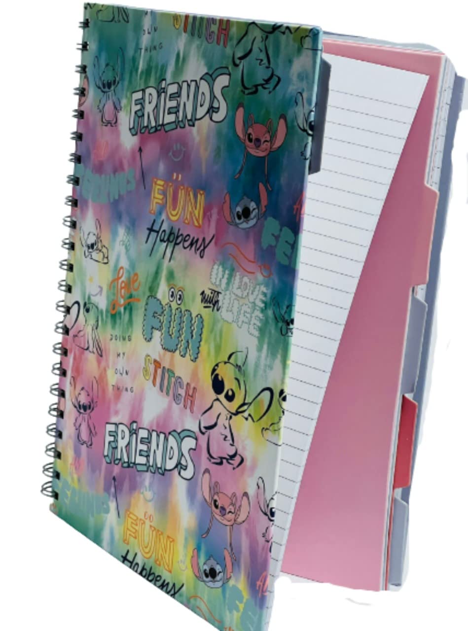 Disney Lilo & Stitch Notebook Diary Journal Lined Pages Wired Note Book ...