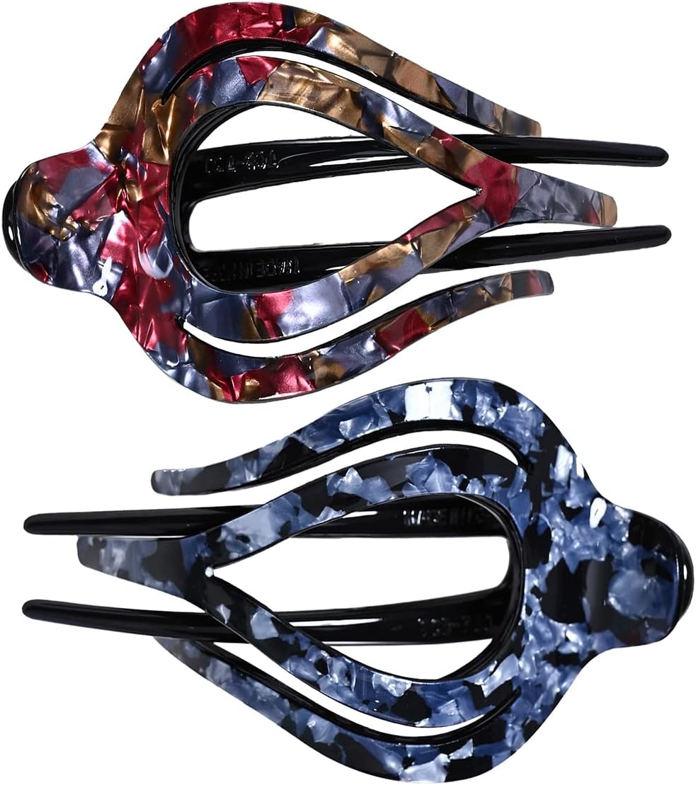 Amazon.com : Jayongnee clip Large Gold Hair Claw Clip, Non-Slip Hair ...