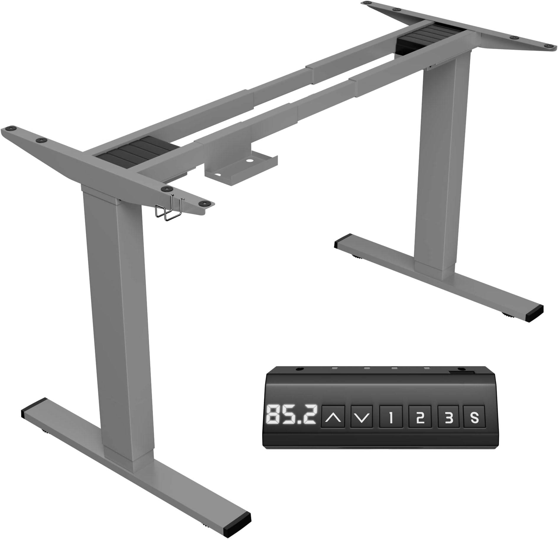 Amazon.com: Furmax Dual Motor Electric Adjustable Standing Desk Frame ...