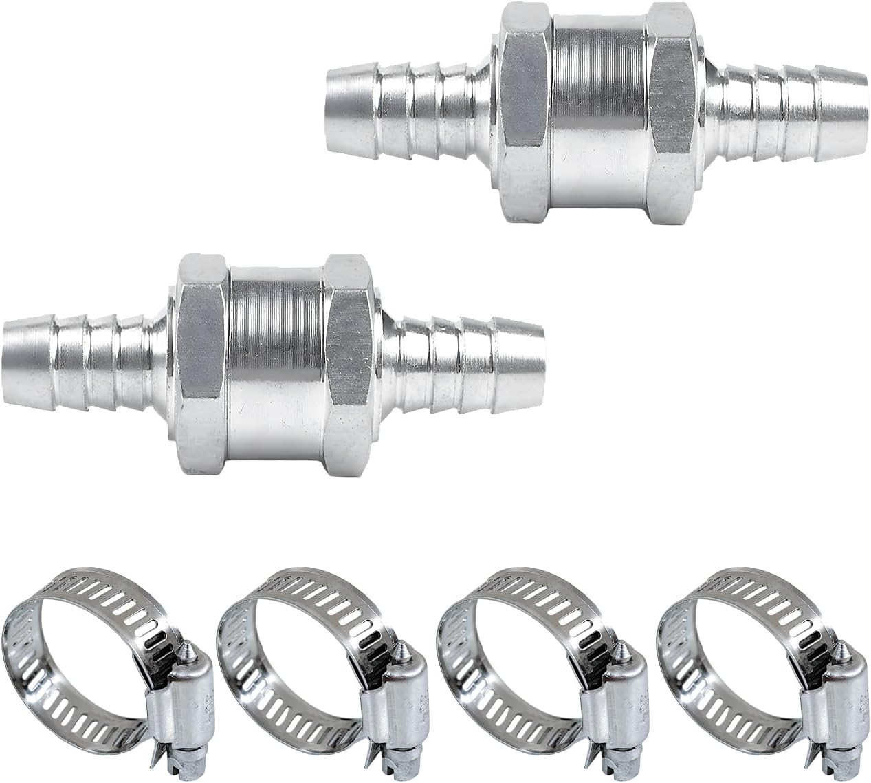 Amazon.com: KVAEY 2 PCS One Way Check Valve, 5/16" 8mm Aluminium Alloy ...