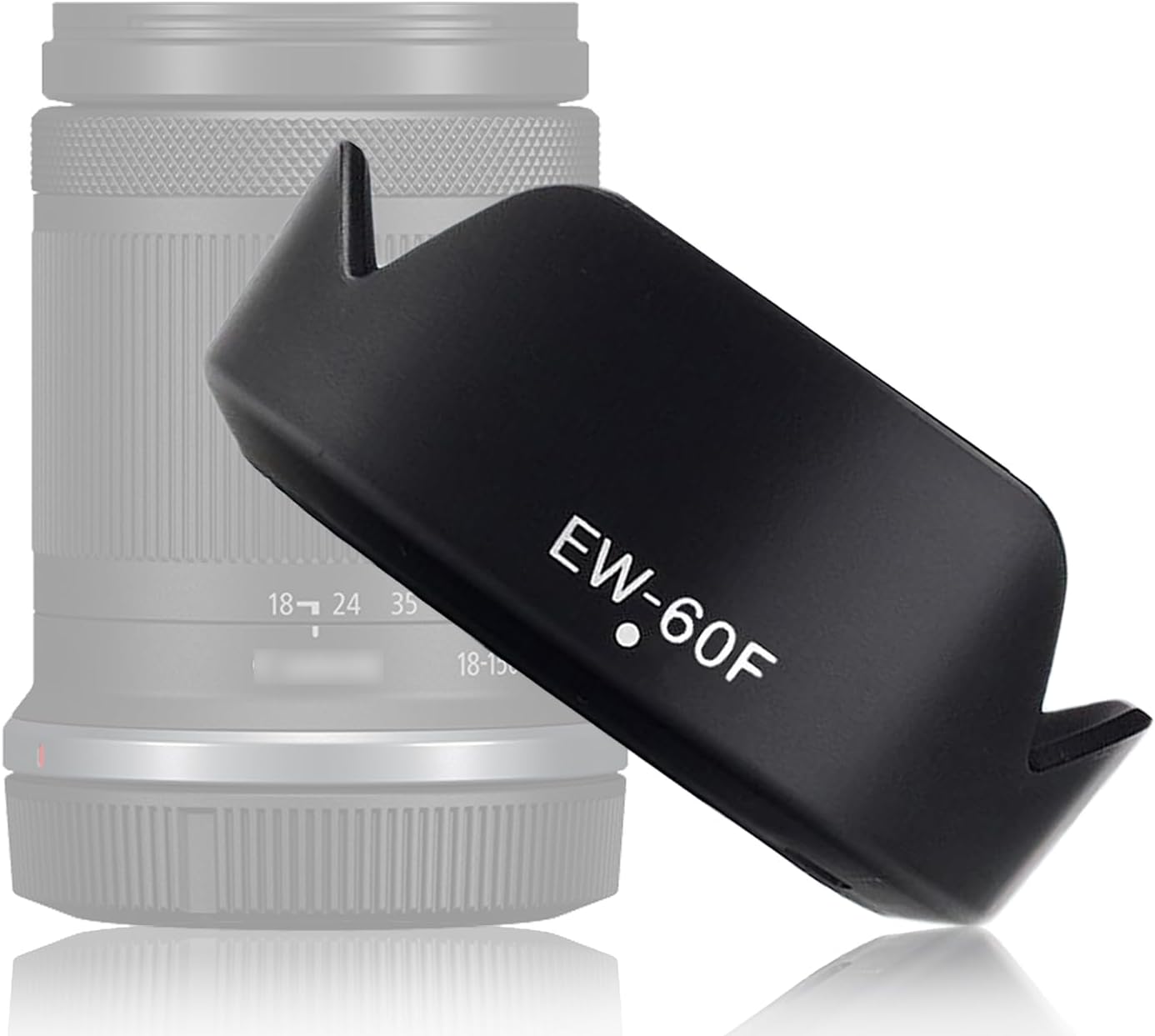 Amazon | 【EW-60F 互換】キヤノン EW-60F レンズフード互換 Canon RF-S 18-150mm f/3.5-6.3 IS STM, キヤノン EF-M 18 ...