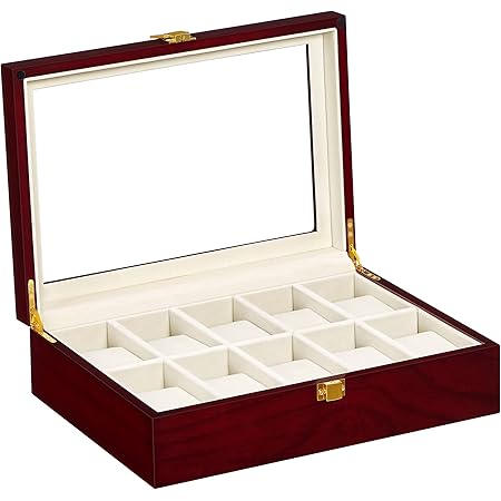 Amazon.com: Pocket Watch Display Case Wall Cabinet Shadow Box (Black ...