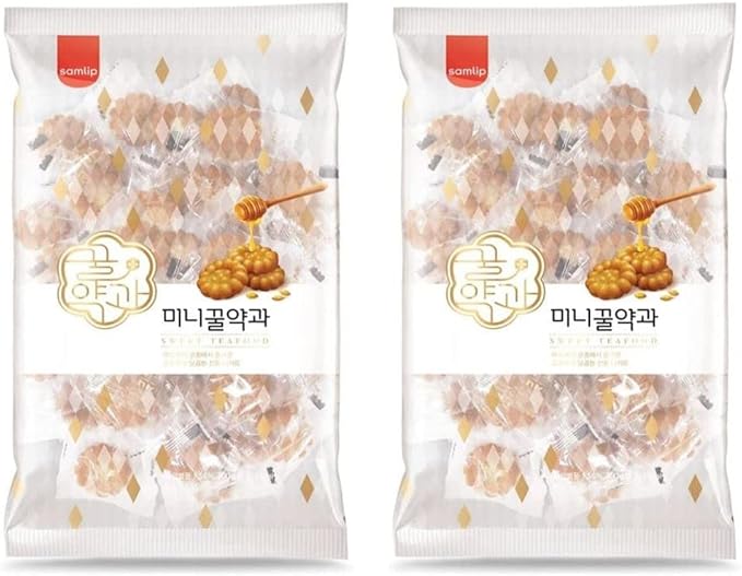 Amazon.co.jp: [サムリプ/Samlip]ミニ薬菓(弱火)1000gx2袋/韓国食品/韓国伝統菓子(海外直送) : 食品・飲料・お酒