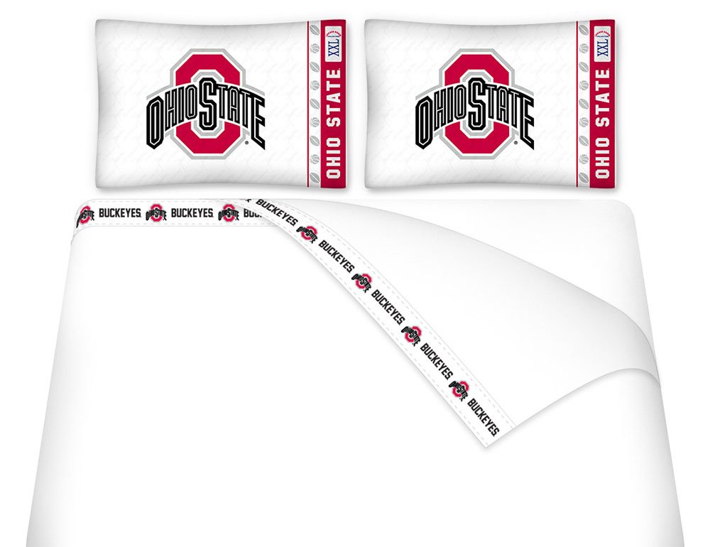 Buy NCAA Ohio State Buckeyes Micro Fiber Sheet Set, Twin Online at Low ...