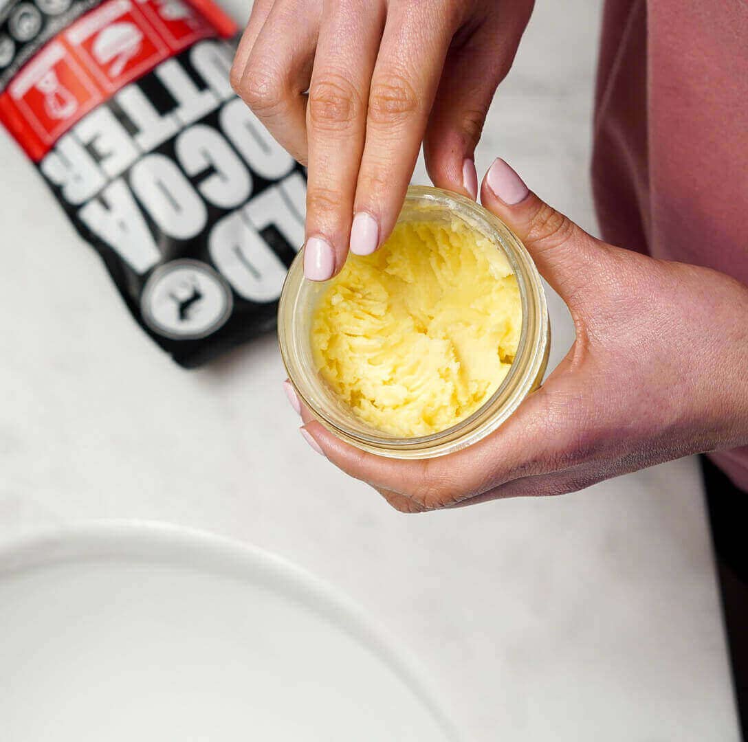 Obleas de mantequilla de cacao orgánica sin refinar de grado ...