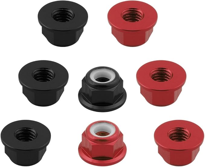 Amazon.com: HobbyPark Aluminum M5 Lock Nuts CW CCW Nylon Self ...