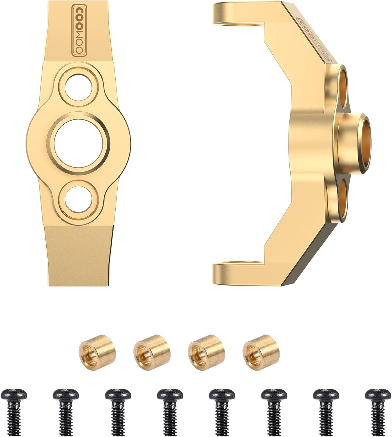 Amazon.com: COOWOO Brass Caster Blocks C-Hubs Upgrade Parts for TRX-4M ...