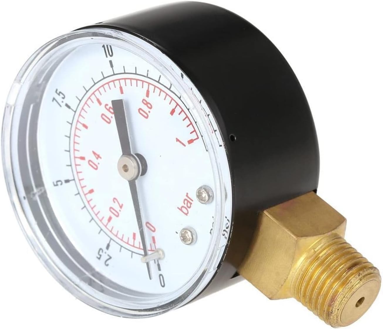 Amazon.com: ELSAIL 50mm Manometer 0~15psi 0~1bar Water Pressure Dial ...