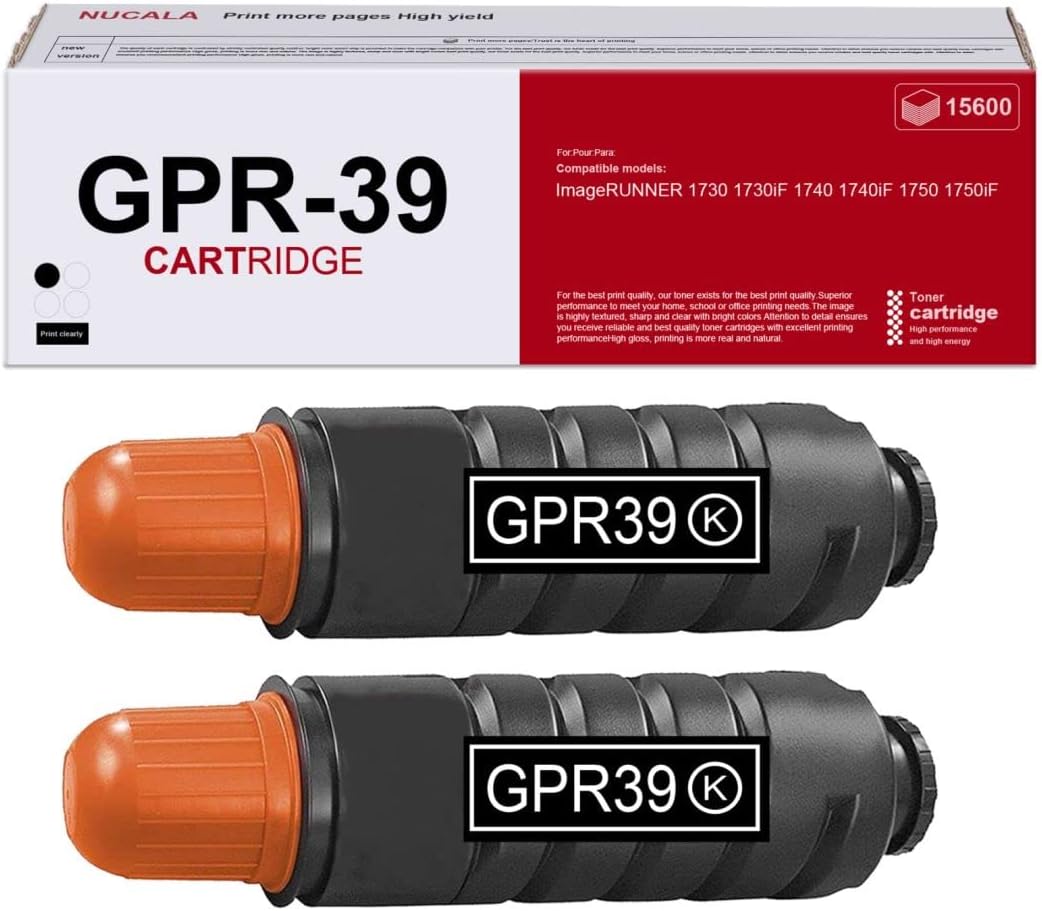 Amazon.com: Toner Cartridge GPR-39 Black (2787B003AA) Compatible ...