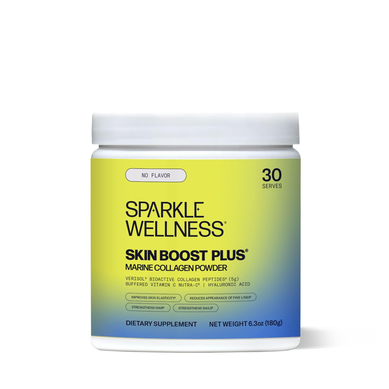 Amazon.com: Sparkle Wellness Marine Skin Boost Plus (No Flavor) [30 ...