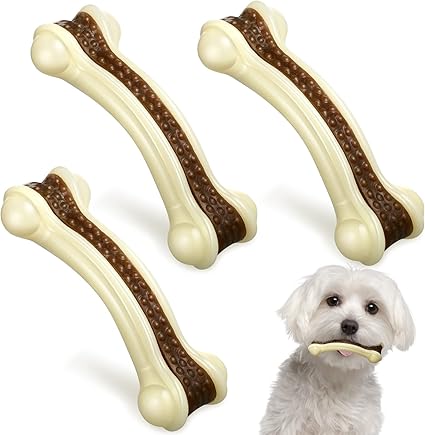 Pet Supplies : Sosation 3 Pack Chew Toys for Aggressive Chewers, Bone ...