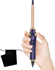 Mini Curling Tongs, 9mm Travel Curling Tong, Small Curling Tongs for ...