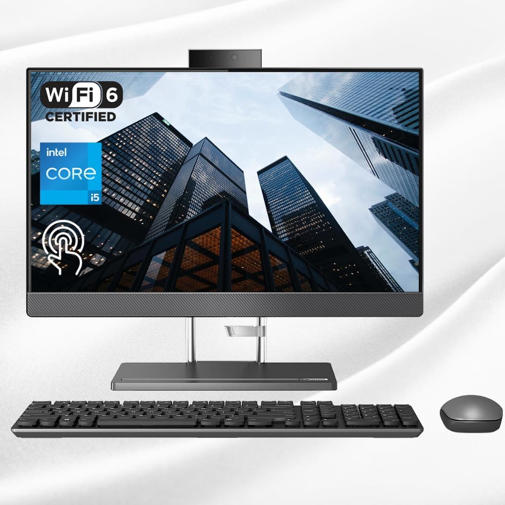 Amazon.com: Lenovo IdeaCentre 5i All-in-One Premier Desktop, 23.8" FHD ...
