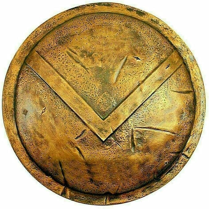 Amazon.com: Medieval Round 300 Spartan Shield - Greek King Leonidas 18 ...