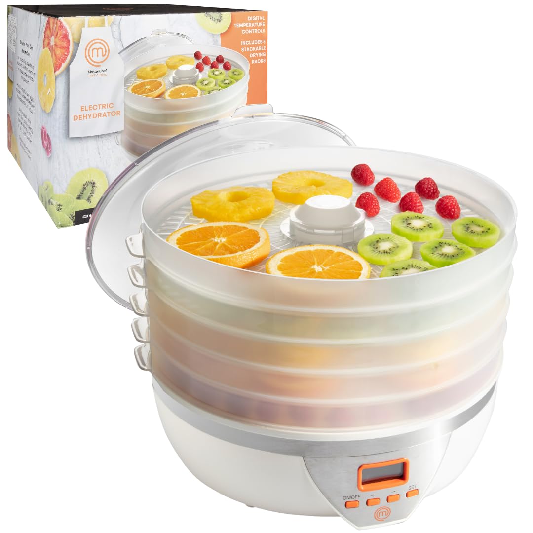 Amazon.com: MasterChef Digital Food Dehydrator w 5 Trays and ...