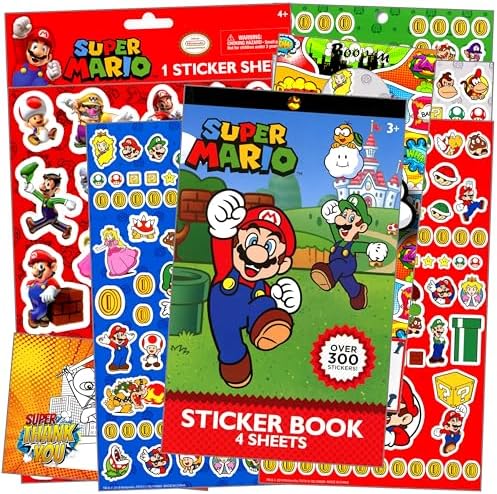 Amazon.com: Mario Shop Nintendo Mario Sticker Ultimate Set 1000 ...