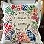 Amazon.com: IFSLQNX Vintage Quilt Friendship Pillow, Vintage Patchwork ...