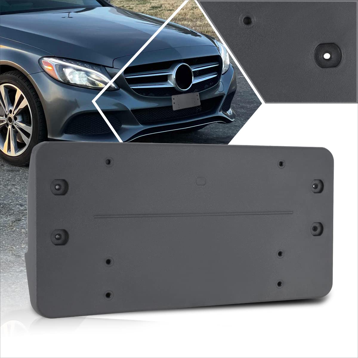 Amazon.com: Front License Plate Frames Bracket Tag Holder Compatible ...