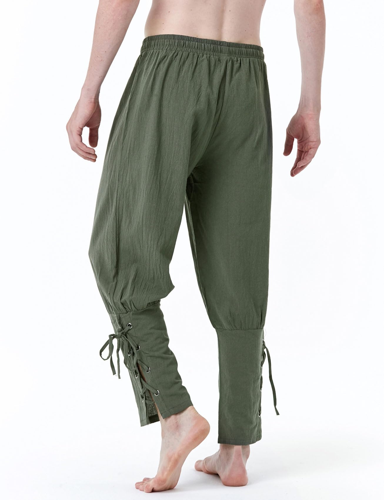 Snapklik.com : Mens Vintage Renaissance Costume Ankle Banded Pants For ...