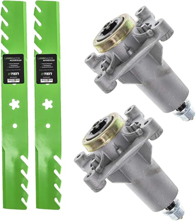 Amazon.com : 8TEN Spindle Toothed Blade Kit for AYP Husqvarna 38 inch ...
