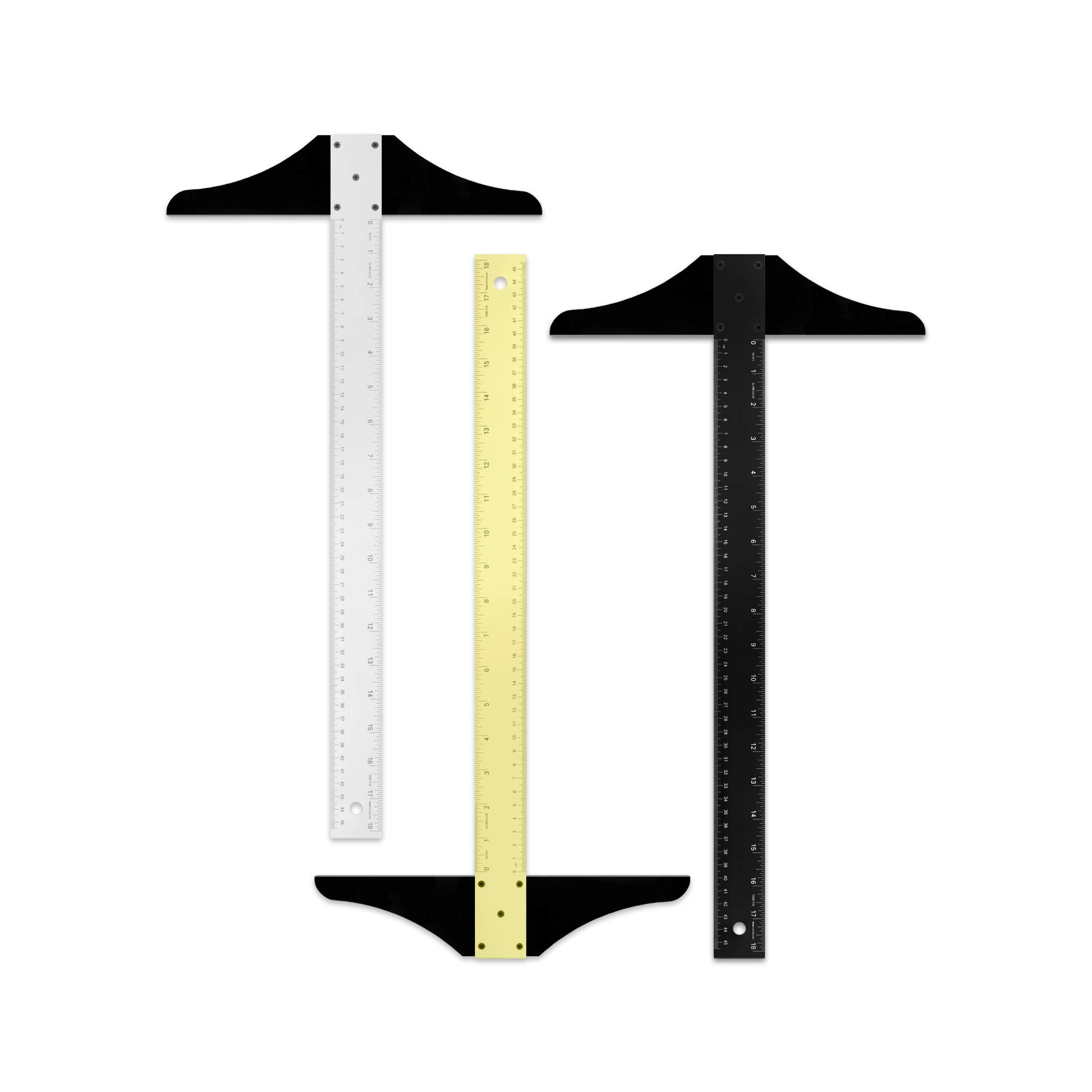 Snapklik.com : Alumicolor 18-inch Standard Aluminum T-Square For Art ...