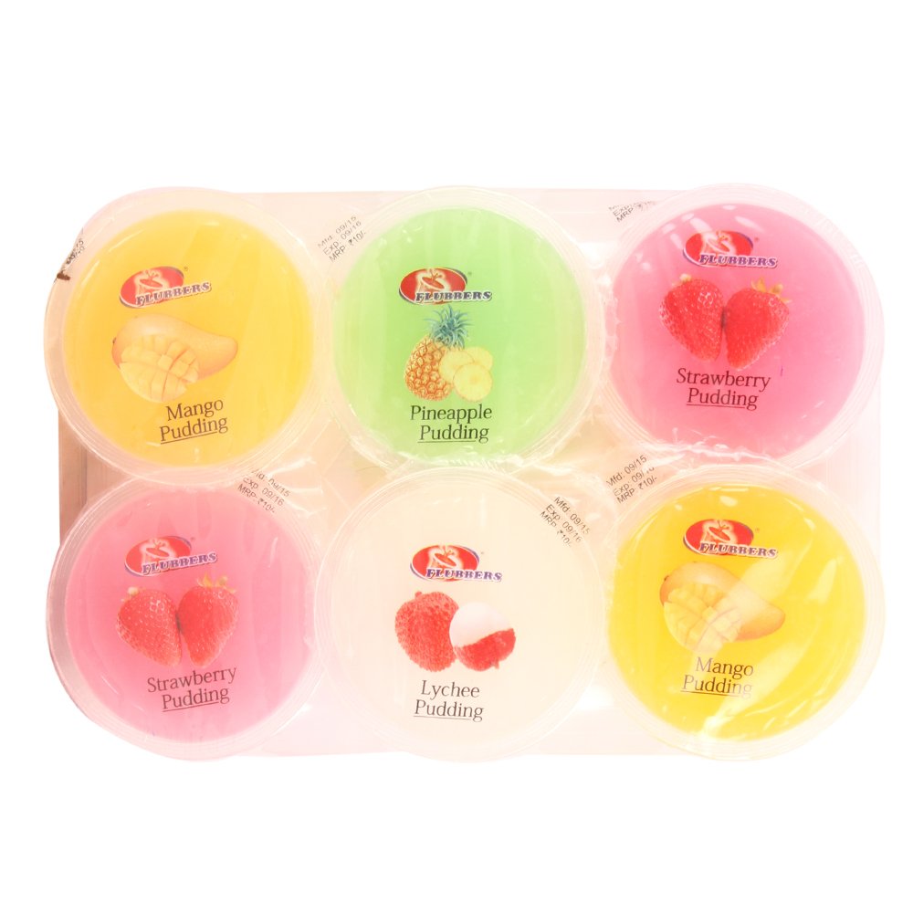 Flubbers Jelly - Mixed Fruit 6 Pieces Pack : Amazon.in