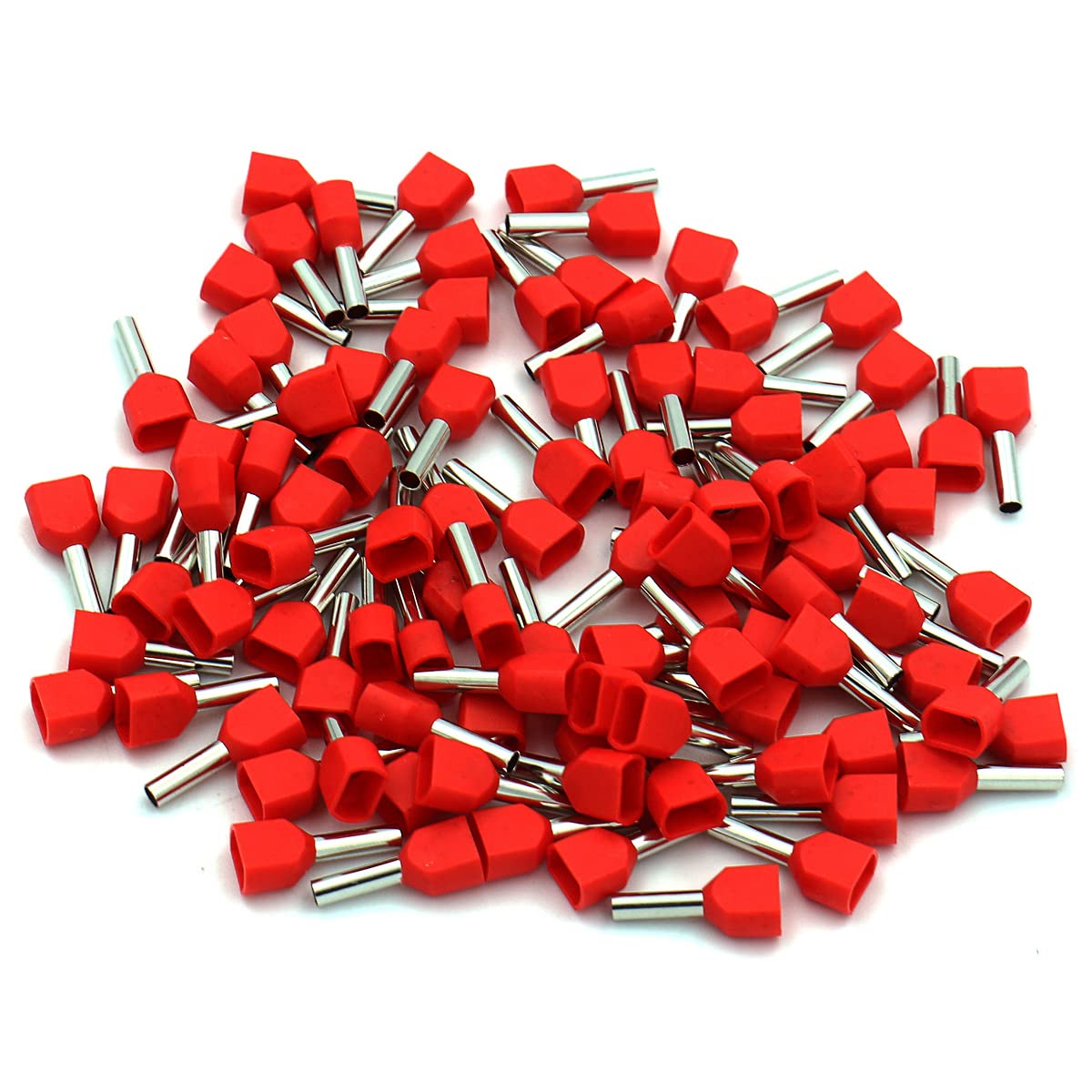 Amazon.com: Baomain 300PCS 18AWG Insulated Wire Ferrules Red Dual-Wire ...