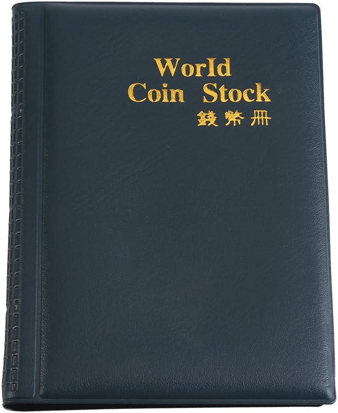 Amazon.com: Coin Album Books, 10 Page 120 Pockets World Coin Stock ...