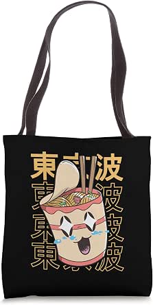 Amazon.com: Japanese Instant Ramen Noodles Kawaii Aesthetic Anime Tote ...