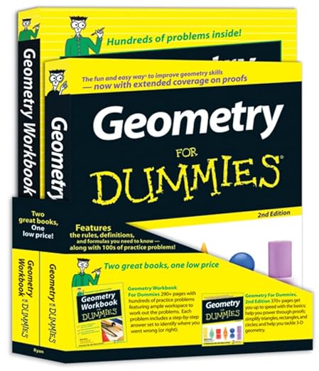 Amazon.com: Geometry For Dummies Education Bundle: 9780470537022: Ryan ...