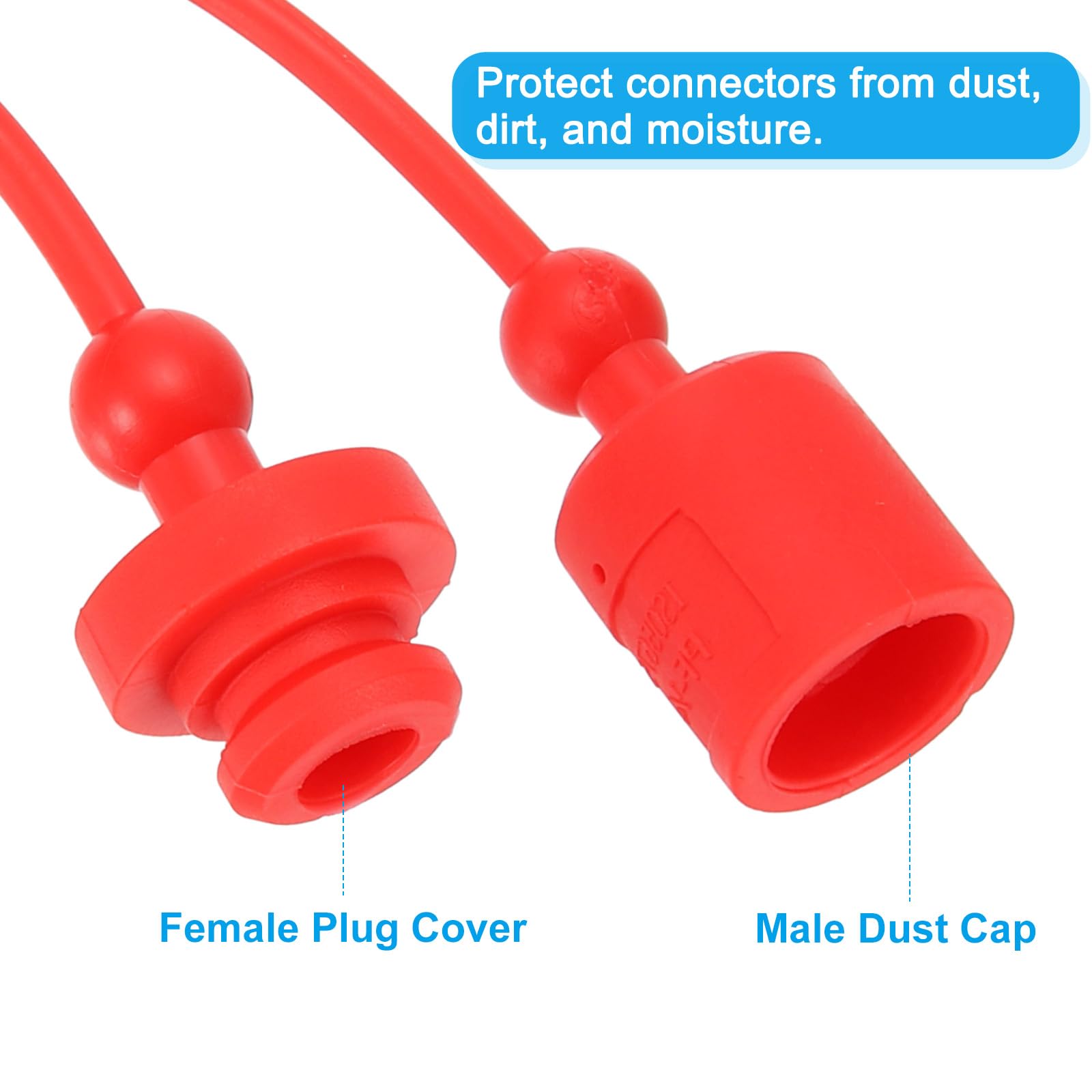 ISO-B Hydraulic Coupler Male Dust Cap And Female Plug