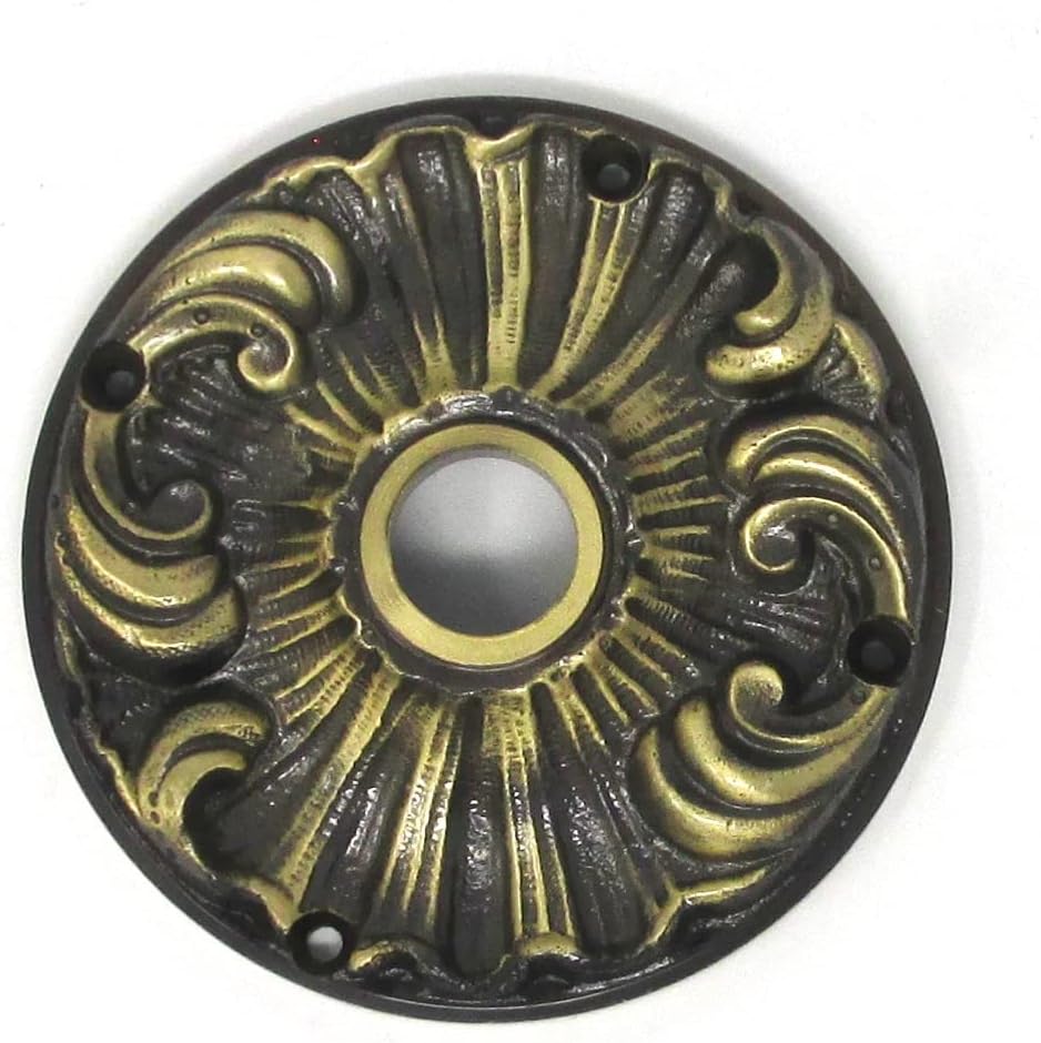 Rousso USA Antique Reproduction Romanesque Door Back Plate-Solid Forged ...