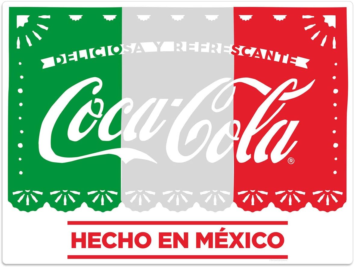 Amazon.com: Coca-Cola Made in Mexico Wall Decal Sticker 24 x 18 : Tools ...