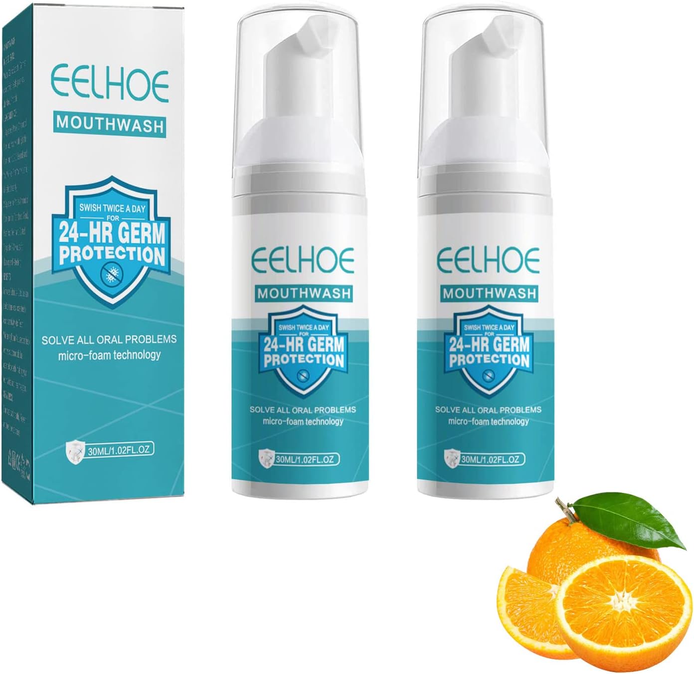Amazon.com : Eelhoe Mouthwash Teeth Whitening Kit Mousse Foam ...