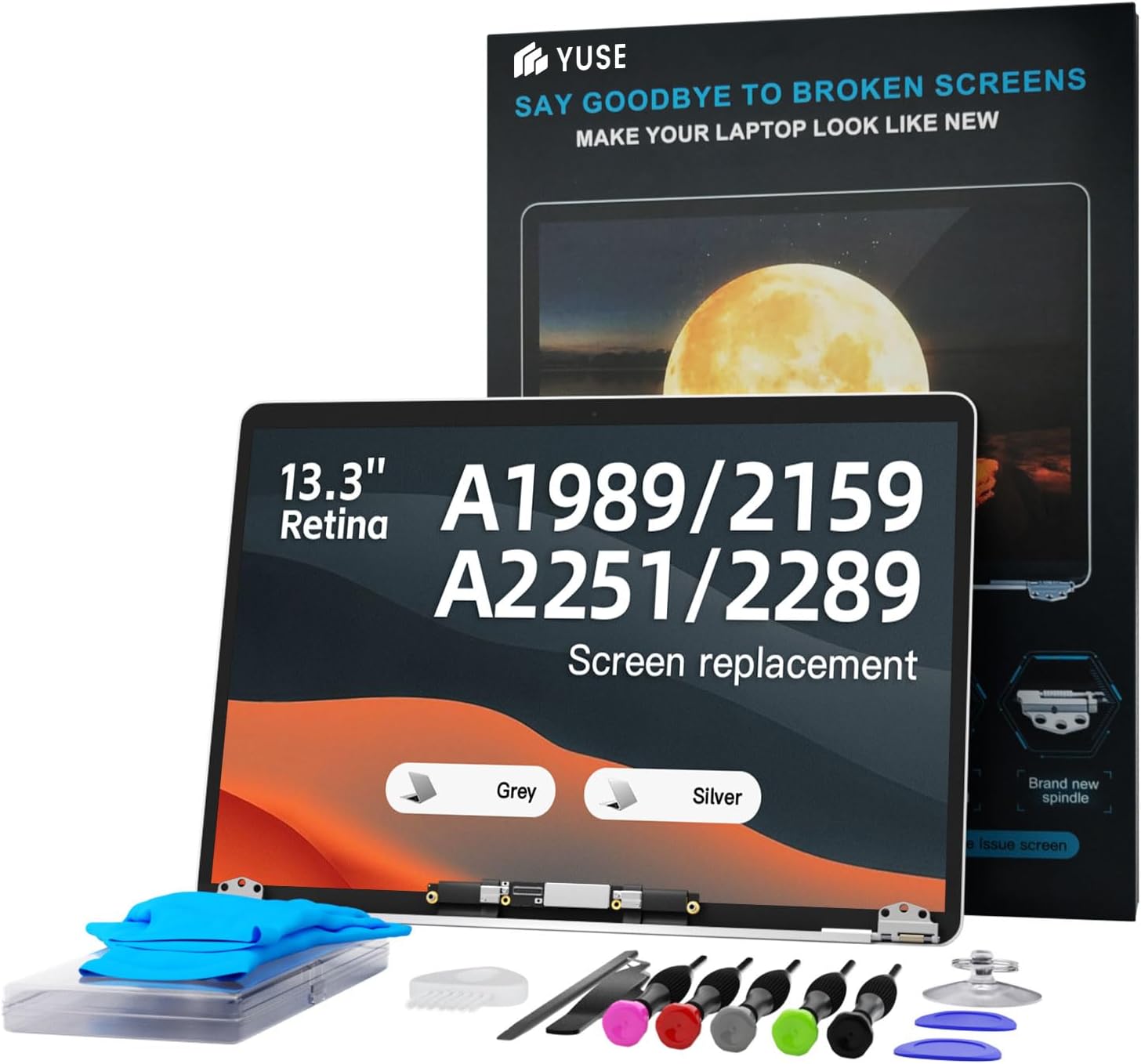 Amazon.com: YUSE A1989 A2159 A2289 A2251 Screen Replacement for MacBook ...