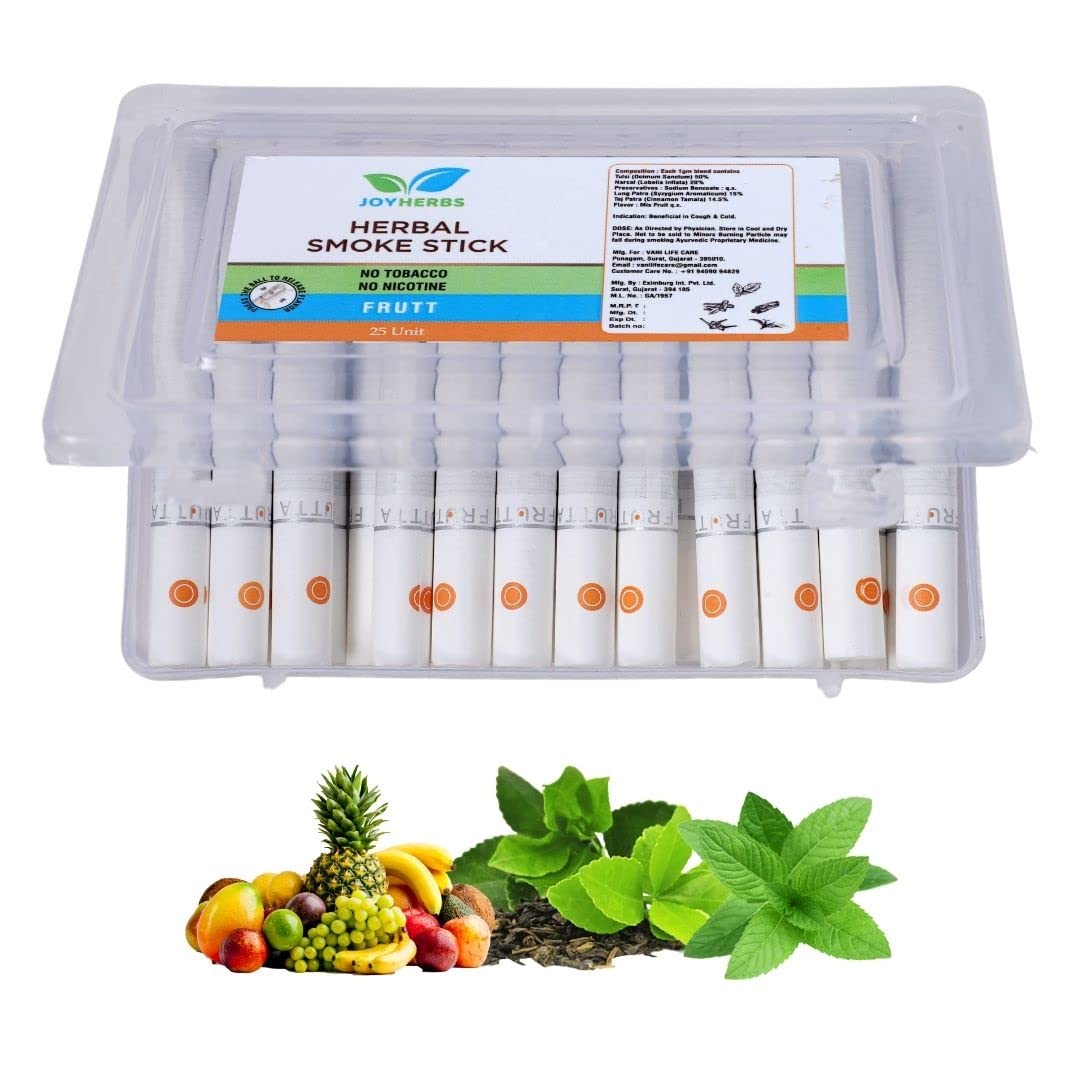 Buy JOYHERBS Frutta Herbal Cigarette Smokes - Nicotine Free & Tobacco ...