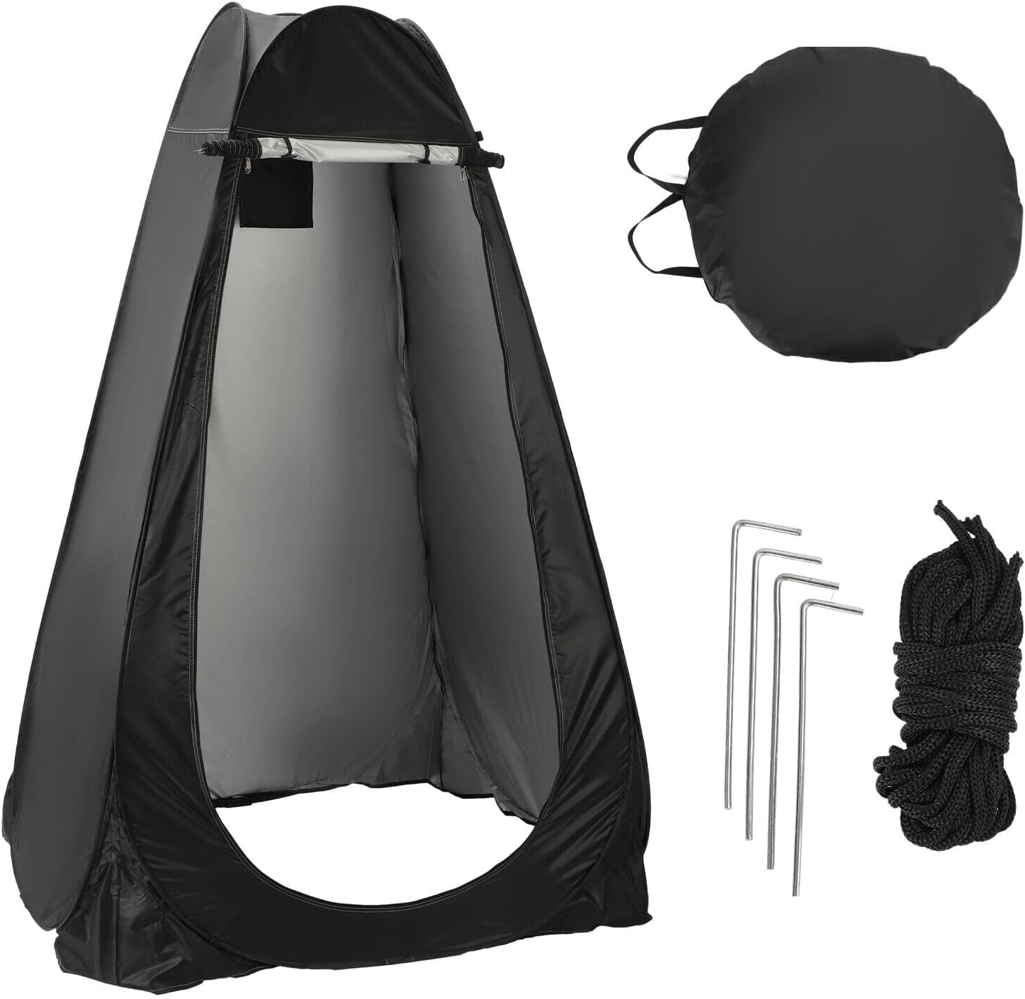 DZAWIBA® Shower Tent Pop-Up Privacy Tent Camping Portable Toilet Tent ...