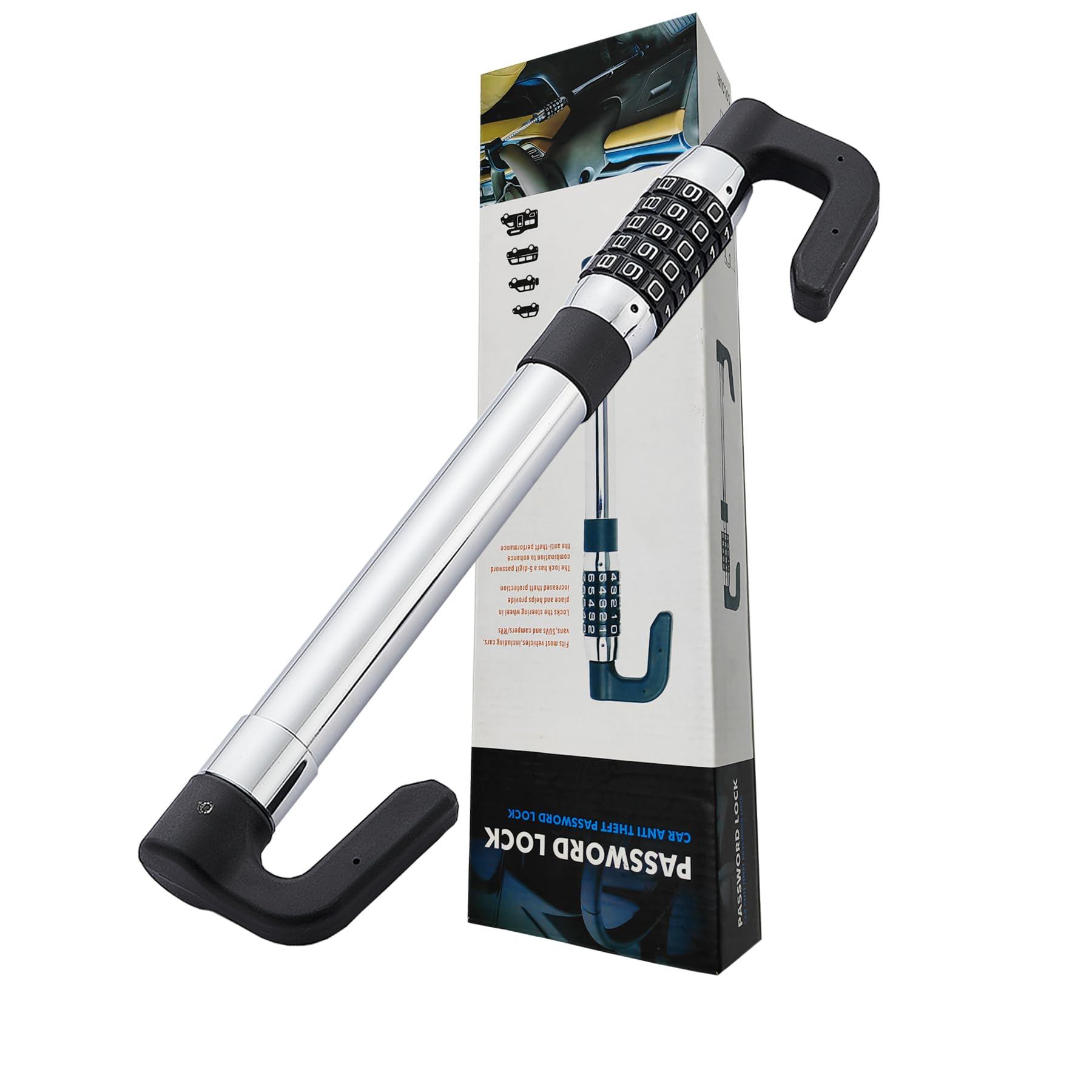 Amazon.com: iMonse Steering Wheel Lock Anti-Theft Car Device, Steering ...