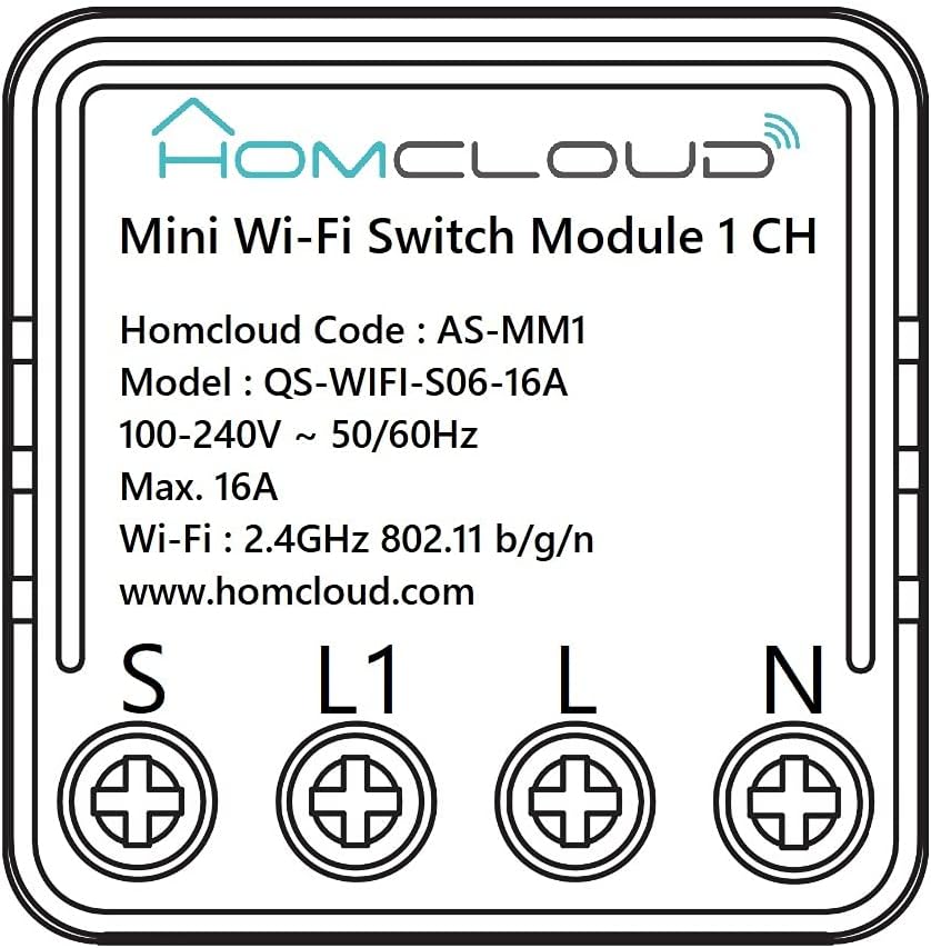 Homcloud Modulo Smart Tapparelle Intelligente Wi-Fi da incasso per ...