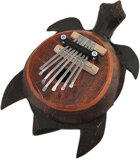 Amazon.com: Hand Carved Sea Turtle Thumb Piano Karimba : Musical ...