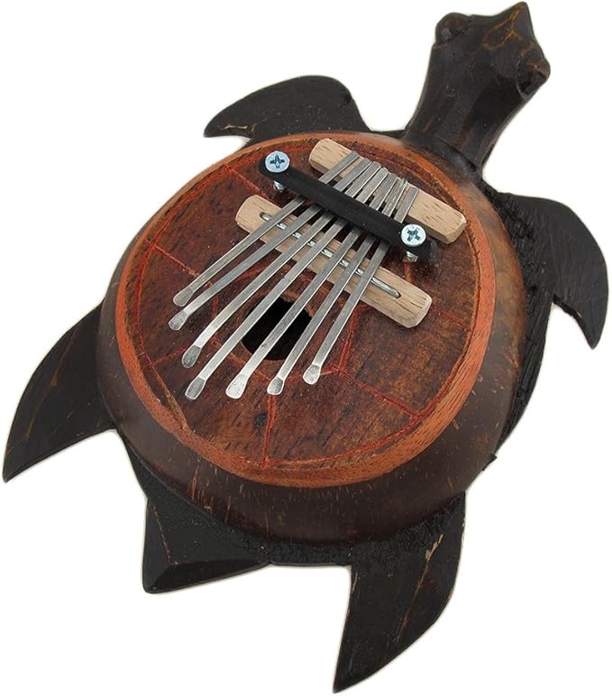 Amazon.com: Hand Carved Sea Turtle Thumb Piano Karimba : Musical ...