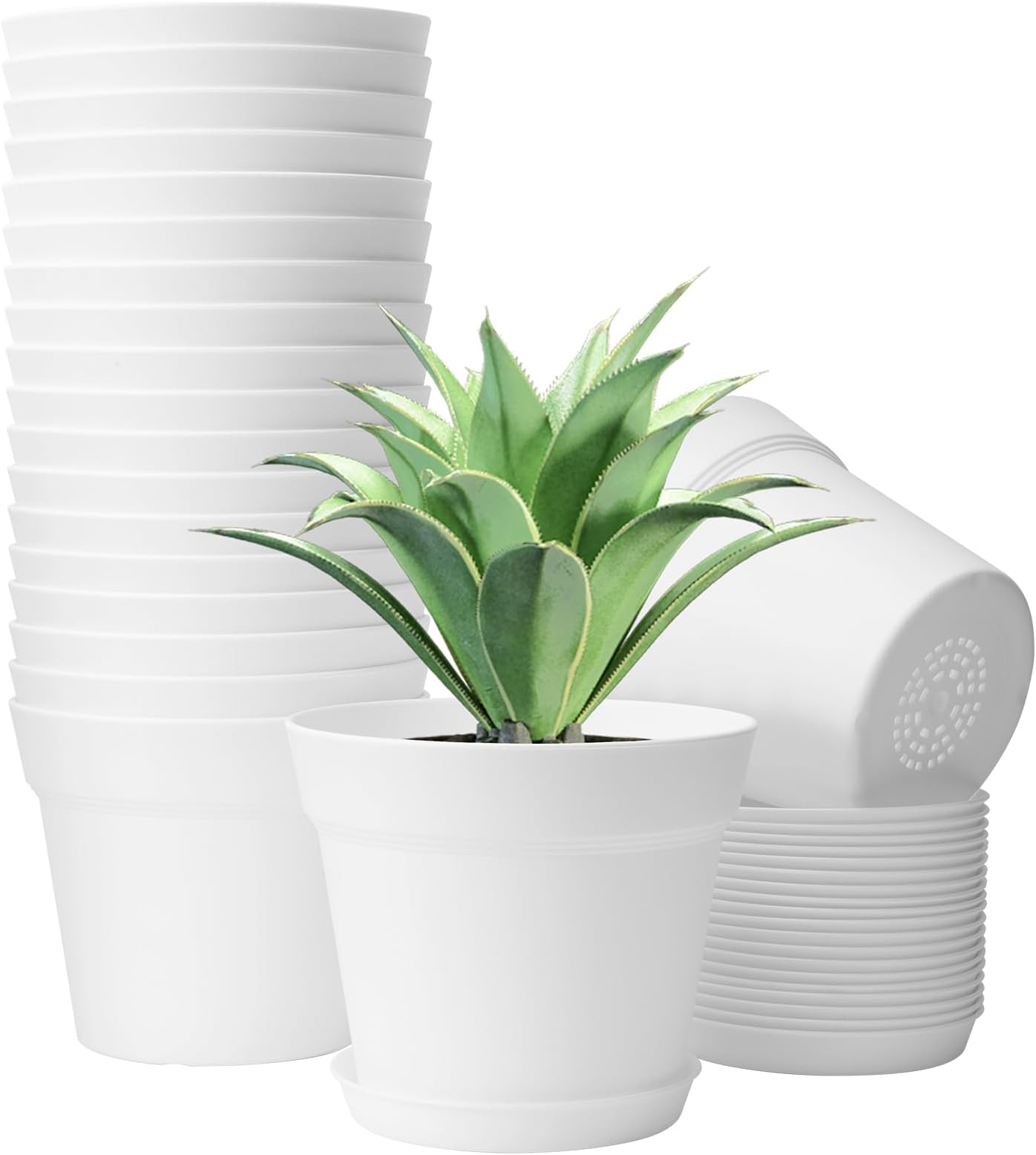 Amazon.com : GARDIFE 20 Pack 4 inch Plant pots, planters for Indoor ...