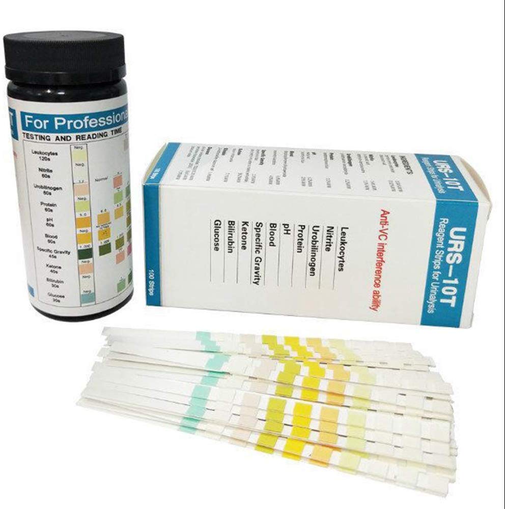 Buy GJJSZ 100pcs Multifunction Urine Analysis Test Strip PH and Alkali ...