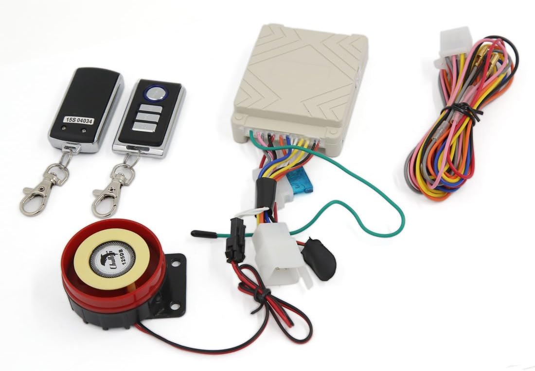 Amazon.com: Uxcell DC 12V Motorcycle Anti-Theft Security Alarm System ...