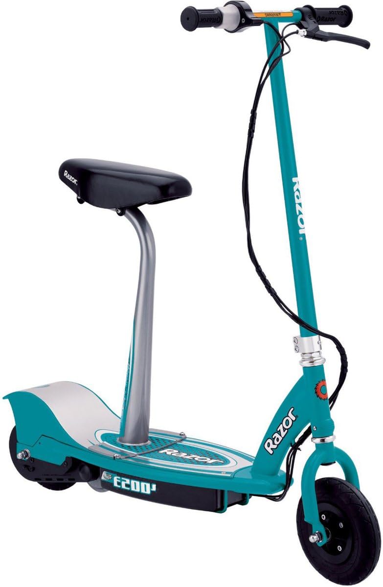 Amazon.com : Razor E200S Electric Scooter - 8" Air-filled Tires, 200 ...