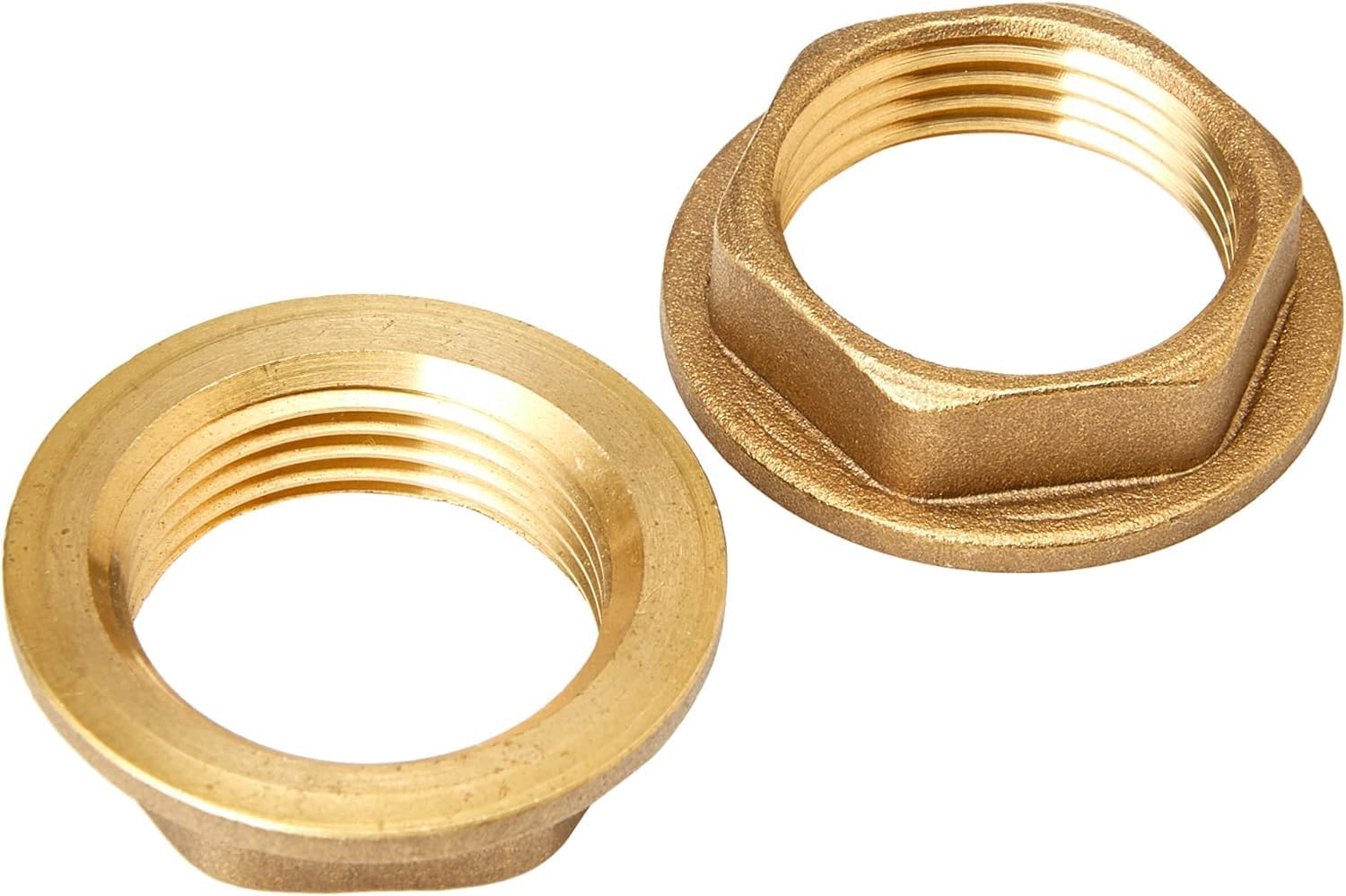 Brass Replacement 1/2" BSP Flanged Metal Tap Backnut - 1 Pair : Amazon.co.uk: DIY & Tools