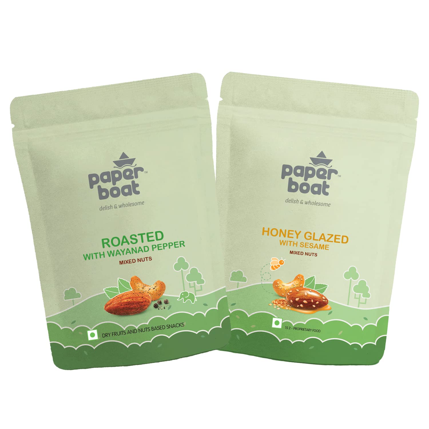 Paper Boat Premium Healthy Snack Combo: Roasted Nuts with Wayanad ...