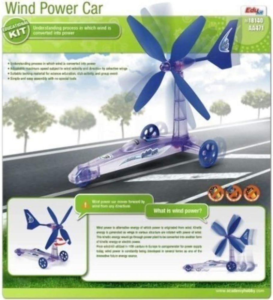 Amazon.com: Academy AC18140 – Wind Power Car : Toys & Games