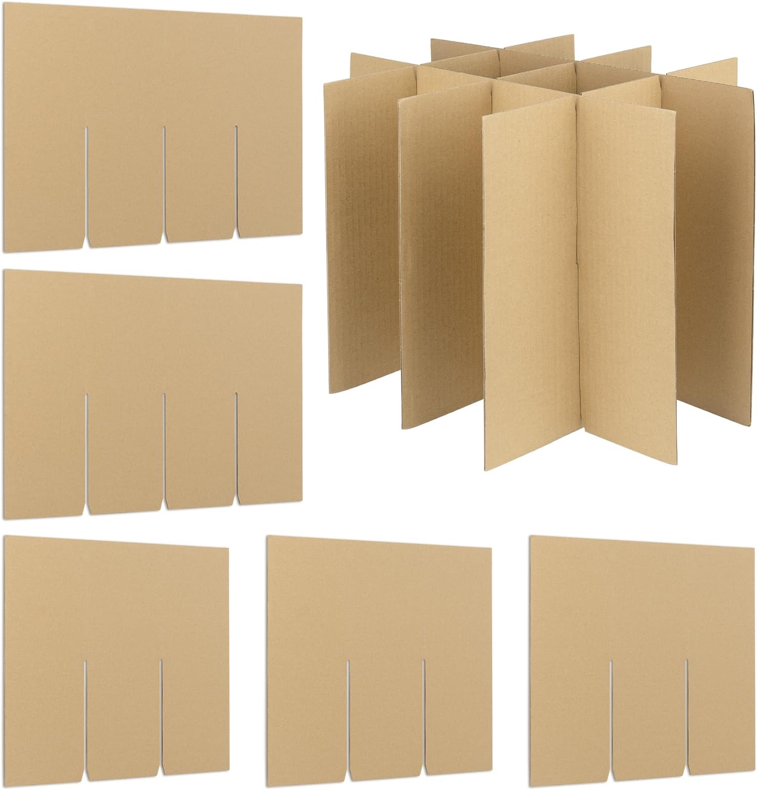 Amazon.com: VILLCASE 10pcs Glass Divider for Moving Box, Cardboard ...